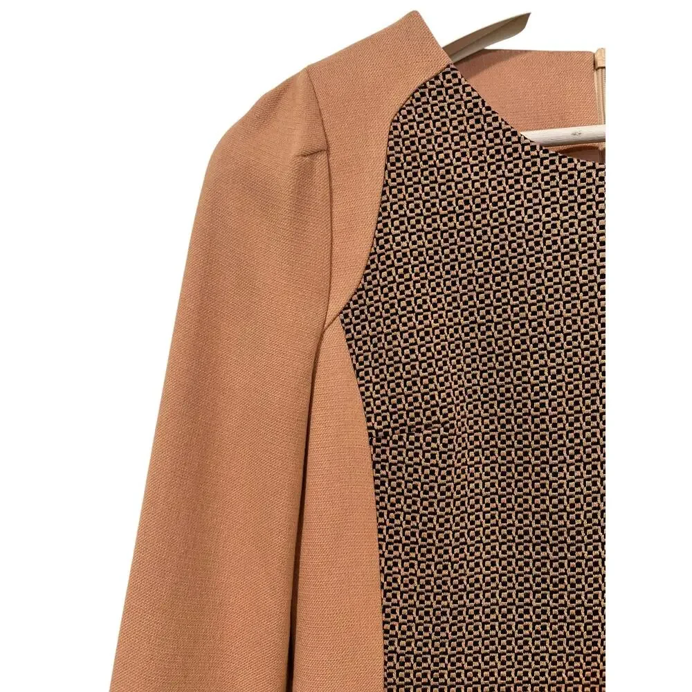 Ozoc | Dresses | Korean Designer Ozoc Wool Dress Peach S Career Office ...